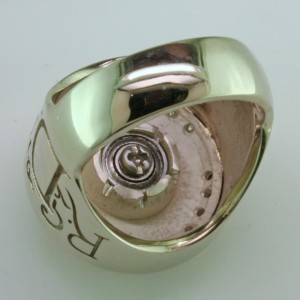 Secret Decoder Wedding Ring- In Rose and White Gold by Mardon Jewelers ...